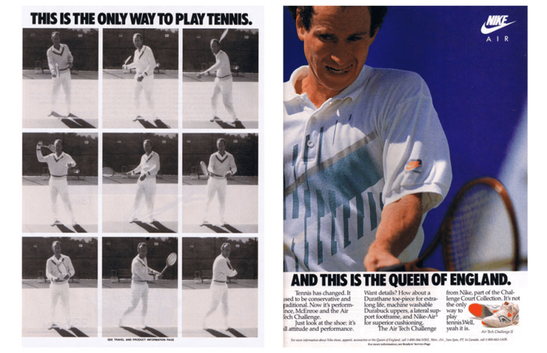 NIKE : Four Decades of Smashing Ads – Courts Club